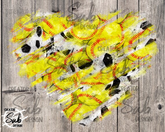 Softball and Soccer Png Background Distressed PNG Shirt - Etsy