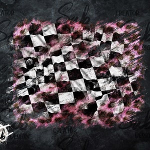 Pink Checkered Flag Png, Background Bundle, Leopard Raceing Flag Mom ...