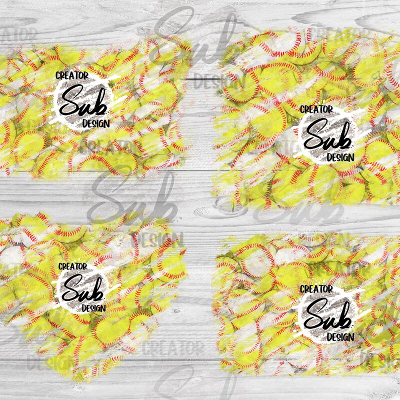 Softball Background - Etsy