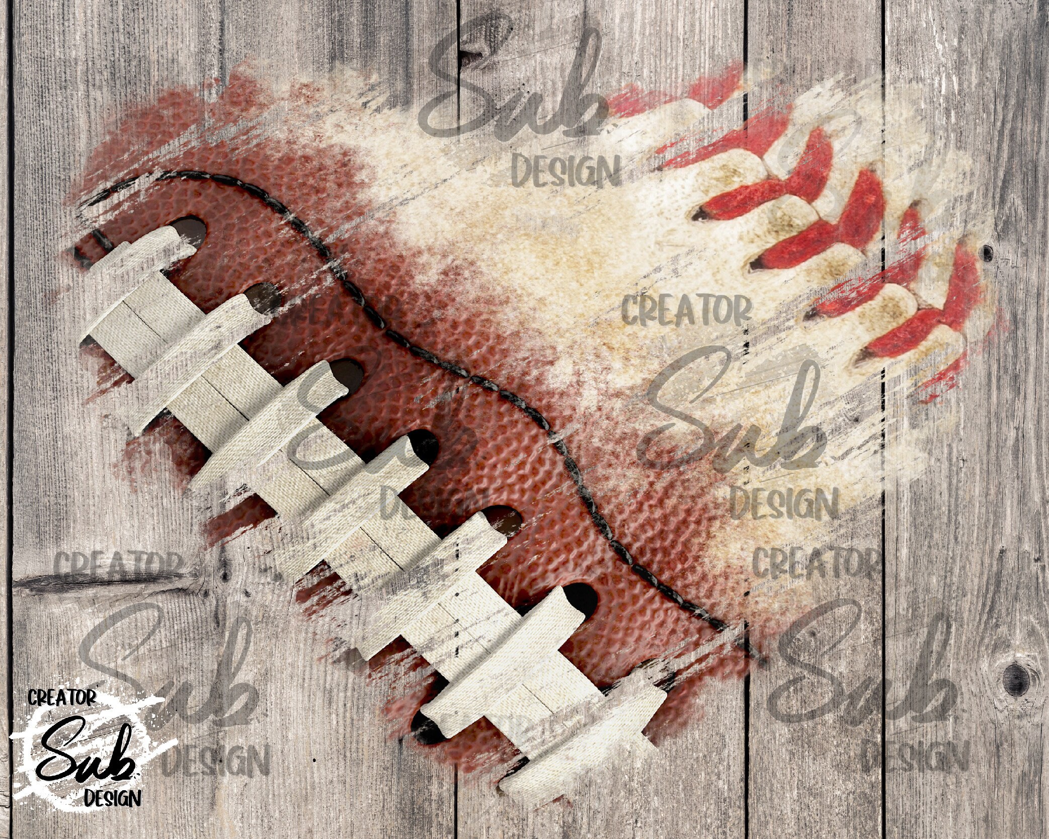 Baseball and Football Png Background Distressed PNG Shirt - Etsy