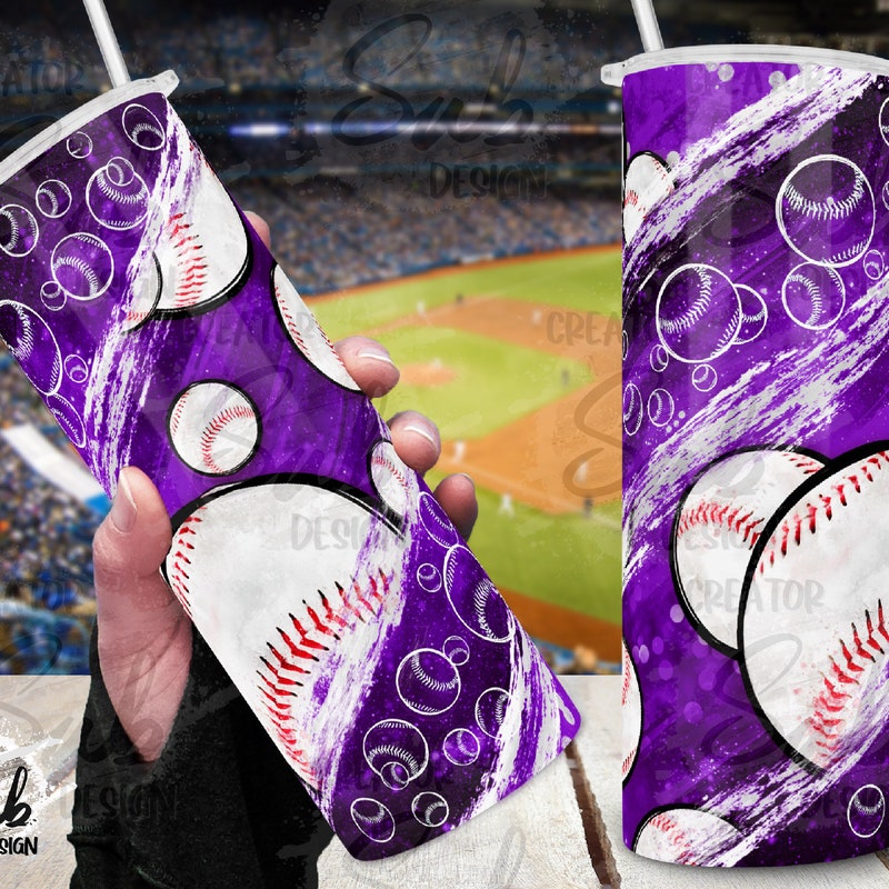 Purple Baseball Mom Png - Etsy