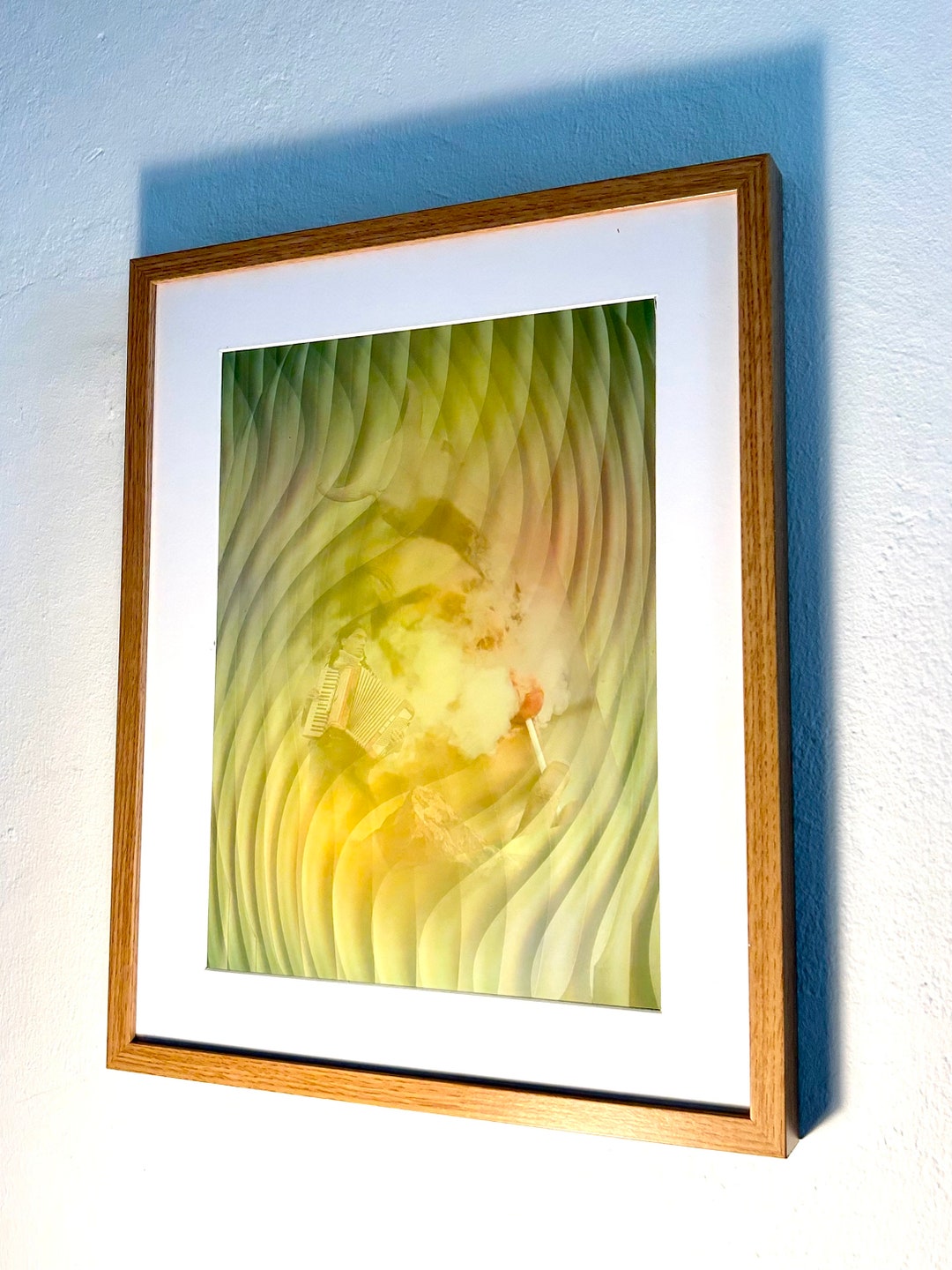 Folk Green Photo Collage – A3 Graphic Art Print - Etsy