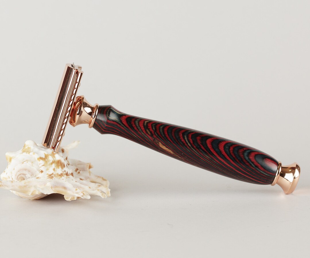 Double Edge Safety Razor, Black Razor, Handmade Razor, Unique Razor ...