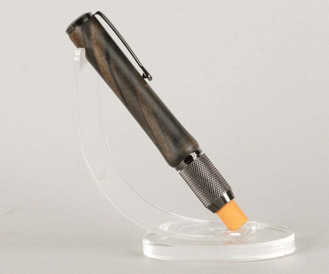 Black Walnut Wood Pastel Holder, Pastell Extender, Сrayons Holder ...