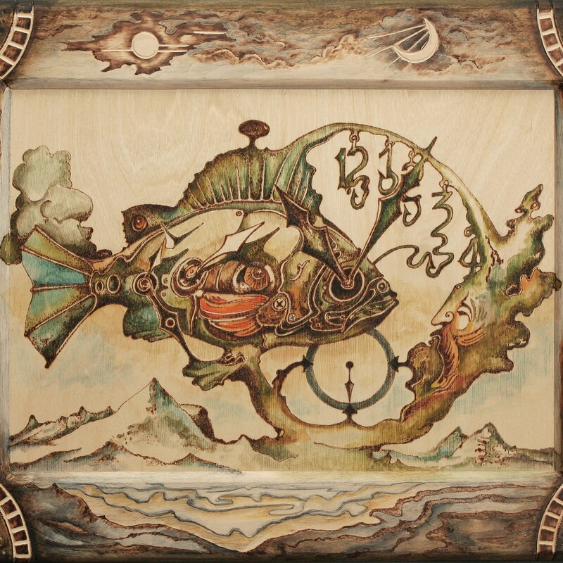 Abstract Fish Art - Etsy