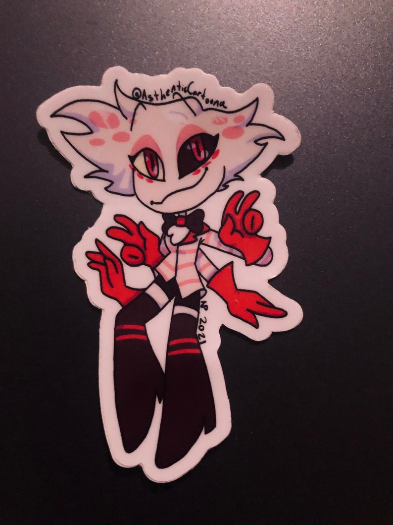 Angel Dust Hazbin Hotel Sticker - Etsy