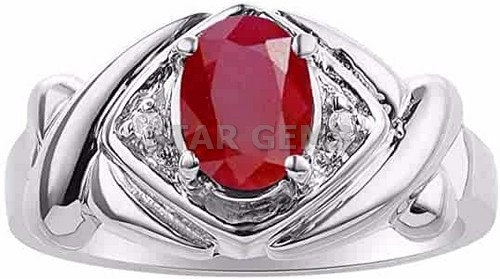 Beautiful Ruby 925 Sterling Silver Ring for Women Oval Cut - Etsy UK