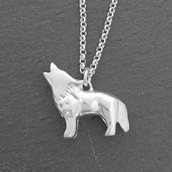 Wolf Necklace - Etsy