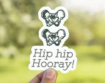 Hooray Sticker | Etsy