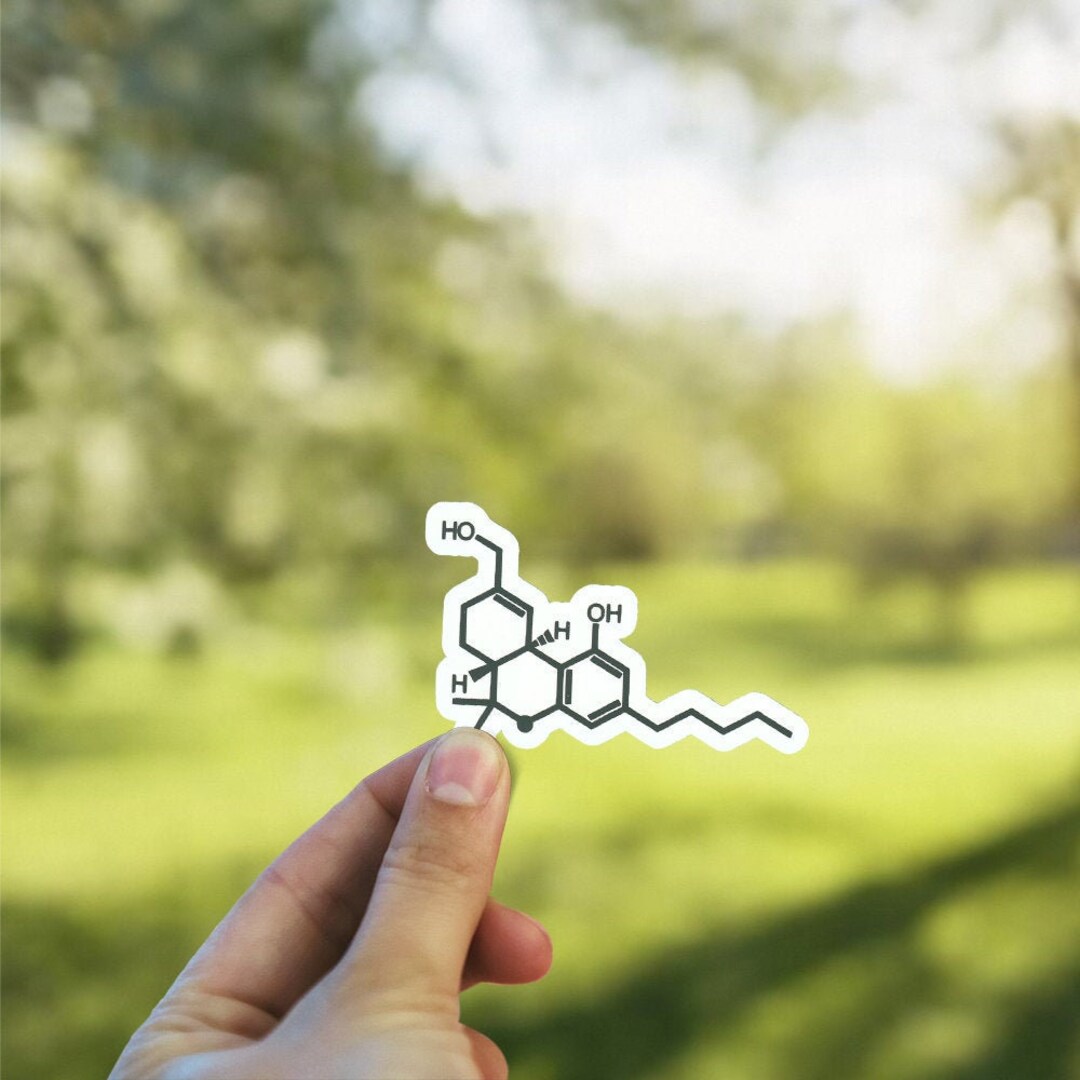 THC Sticker Eco Friendly Birthday Gift Weatherproof - Etsy