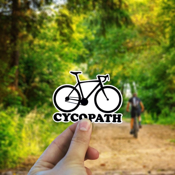 Cycopath Sticker For Cycling Lovers Eco Friendly Birthday | Etsy