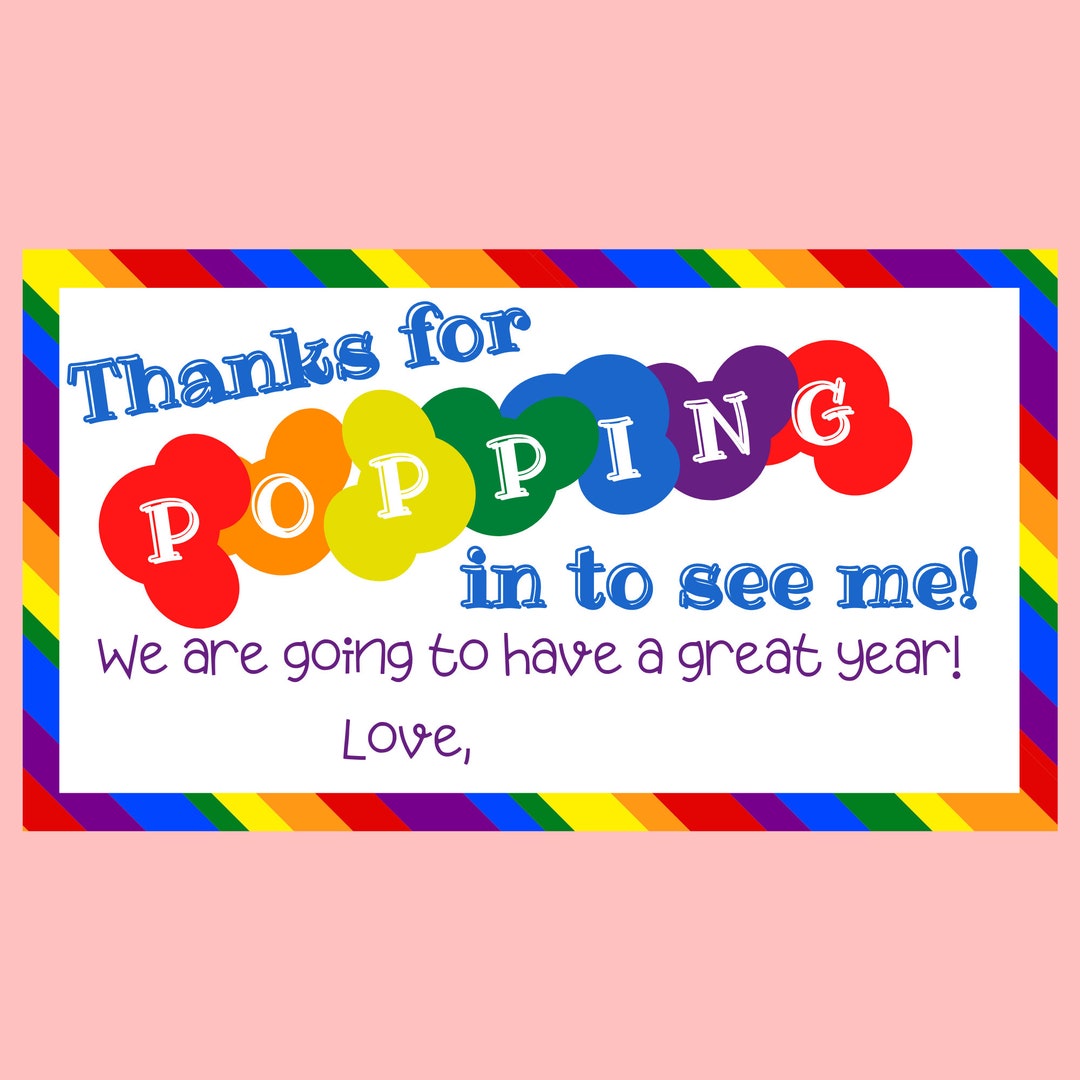 Meet the Teacher Gift for Students, Student Gift, Open House Gift ...