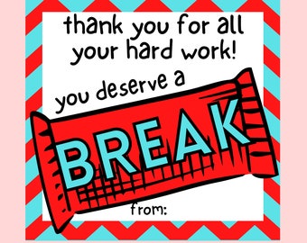 Kit Kat Thank You - Etsy