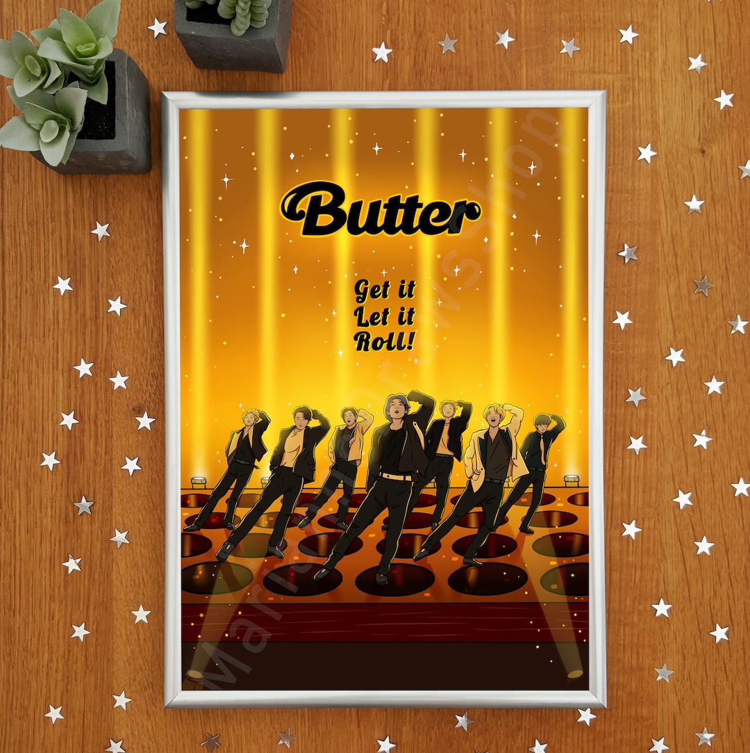 Bts Butter Poster // A4 Poster Print - Etsy