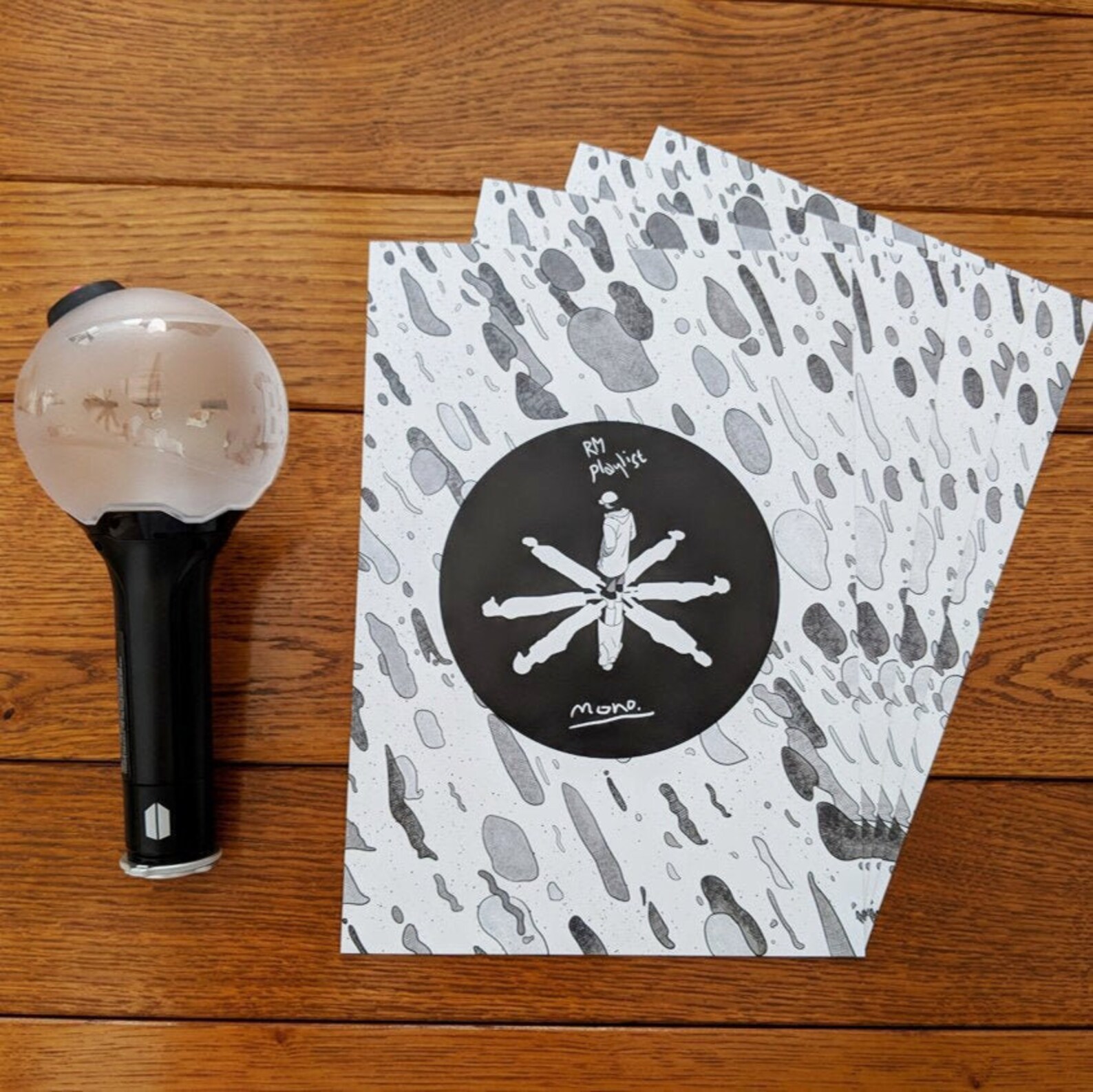 Bts Rm Mono Poster // A4 Poster Print // Kim Namjoon / - Etsy