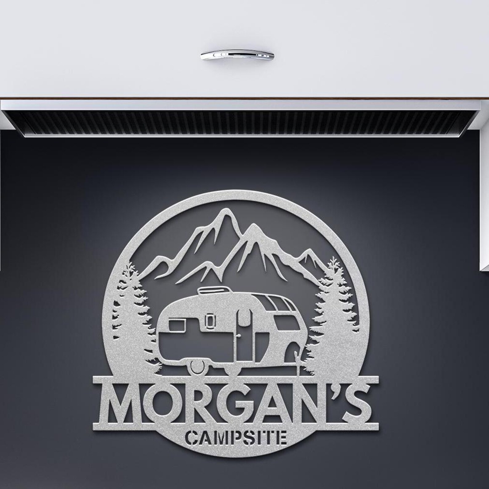 Camper Sign, Metal Outdoor Camping Sign, Family Campsite Sign, Mountain ...
