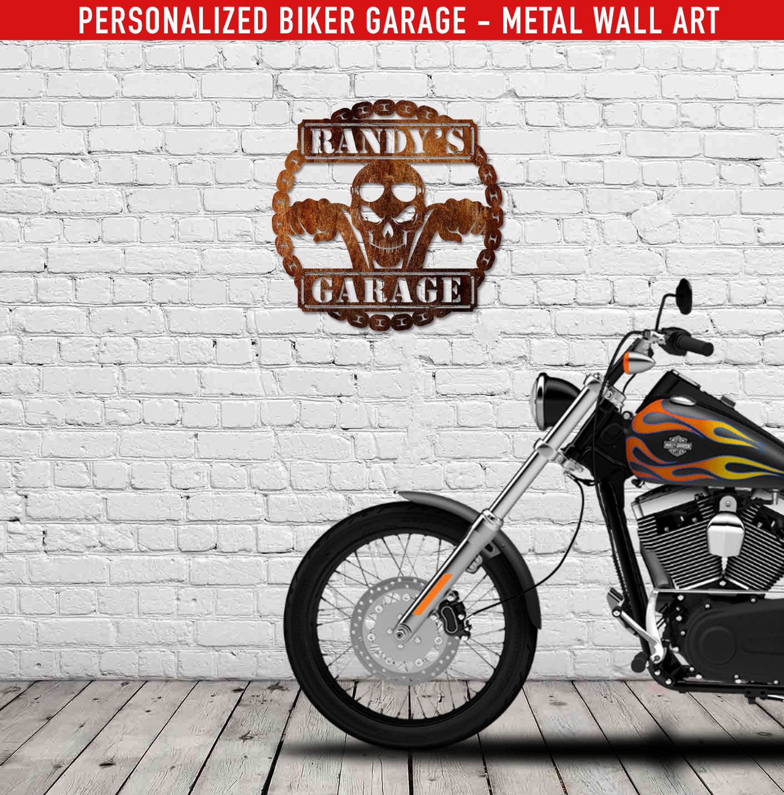 Victory Motorcycle Sign To Be Personalized For Biker Gift | Etsy