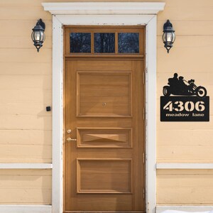 PERSONALIZED Sign for Motorbike Rider - Metal Street Sign - Biker House ...