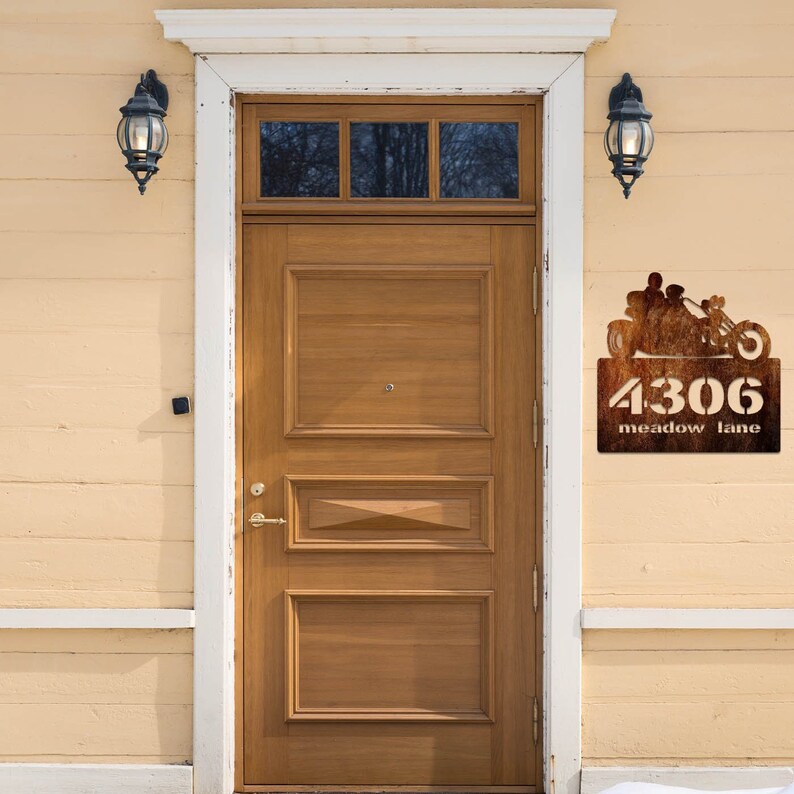 3 Wheeler Trike Bike Sign to Be PERSONALIZED Metal Street | Etsy