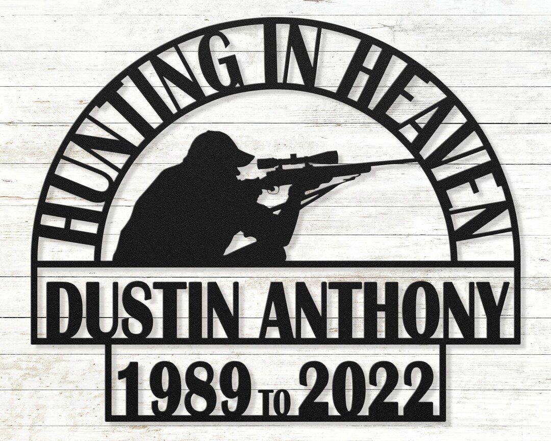 Hunting Memorial Gift, Dad Remembrance Gift, Loss of Father Grave ...