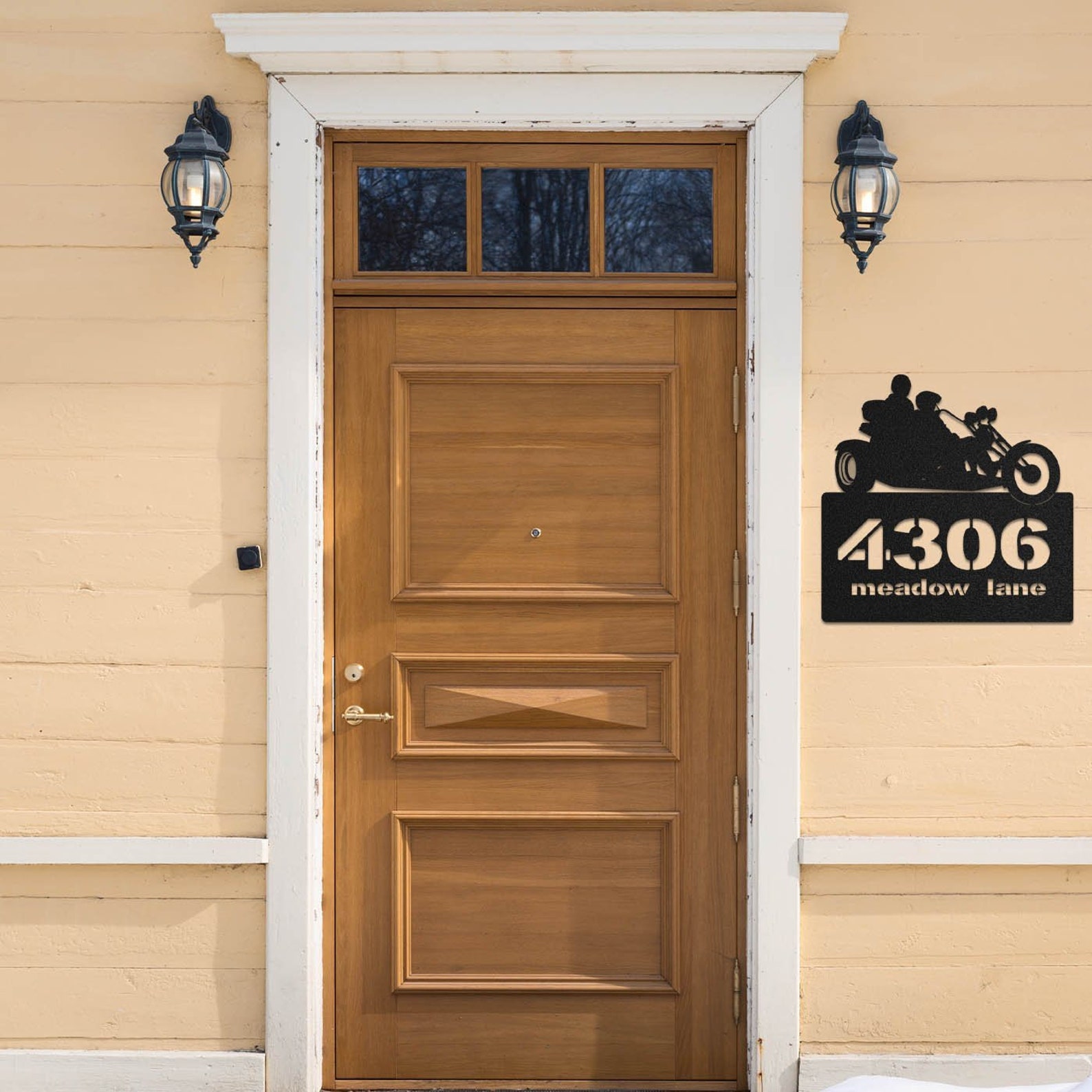 3 Wheeler Trike Bike Sign to Be PERSONALIZED Metal Street | Etsy