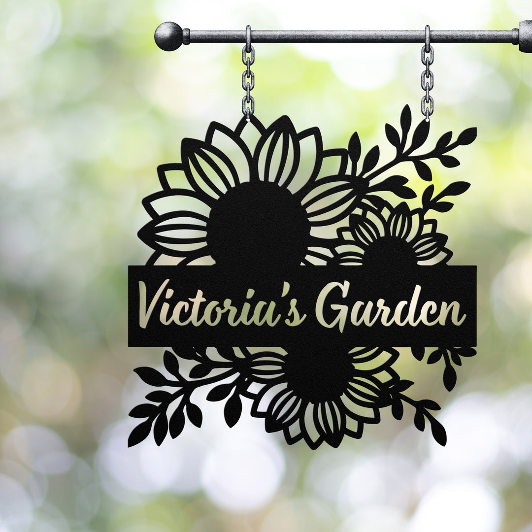 Custom Garden Marker, Grandma's Garden Nana's Garden Custom Outdoor ...