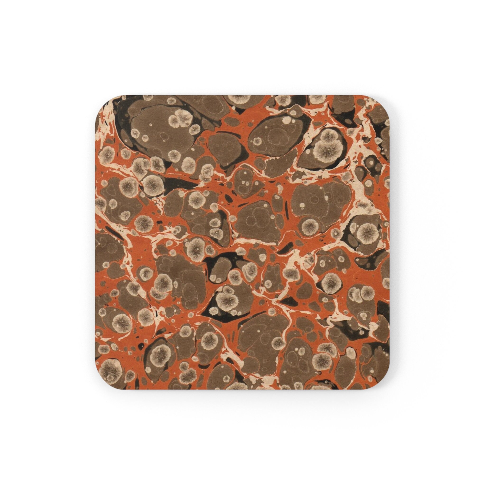 Set of 4 Cork Back Coasters for Drinks, Square or Round 9.5cm 3.75in ...