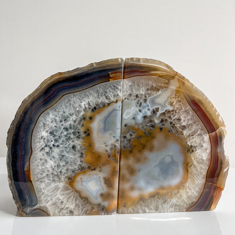 Geode Bookends - Etsy