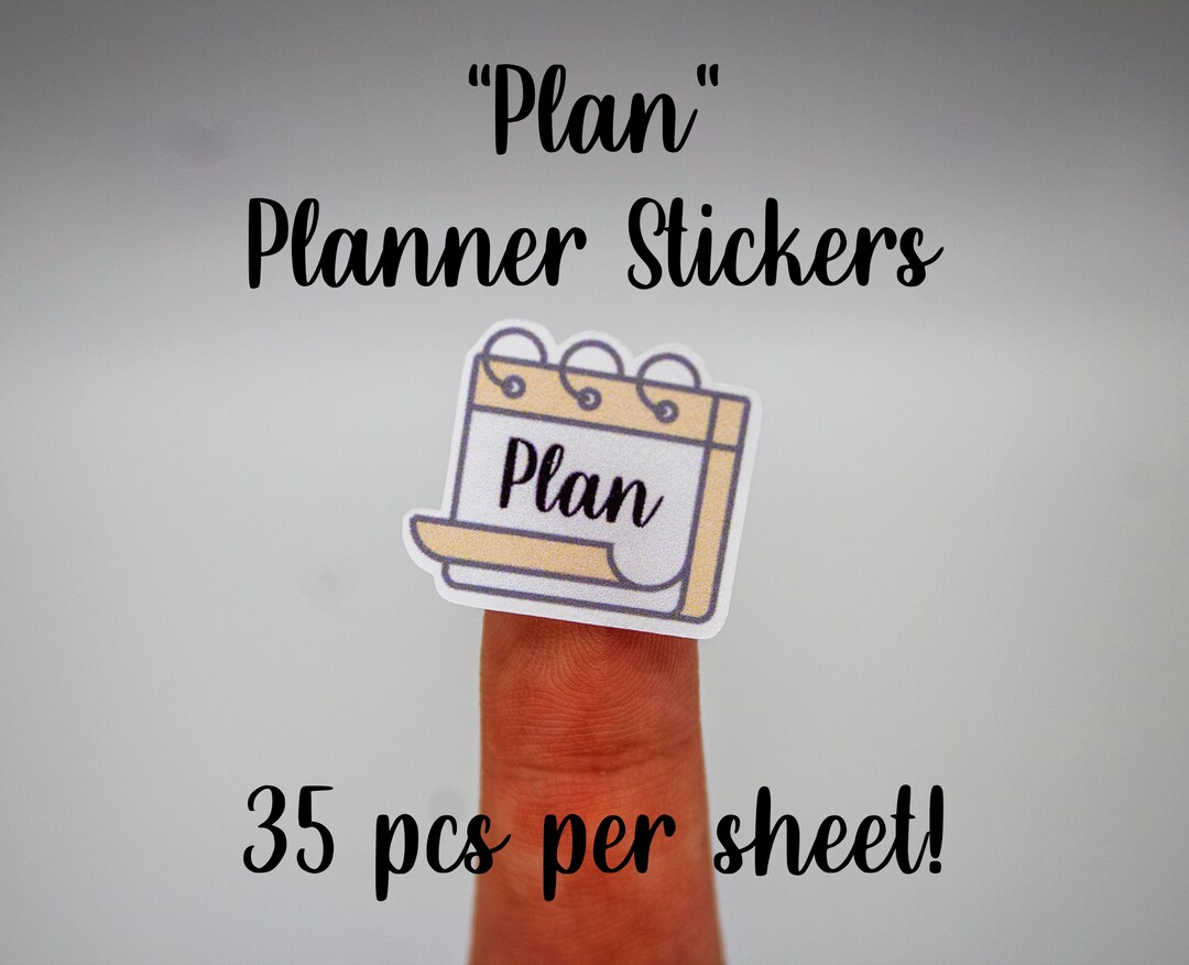 Plan Stickers - Household Planning - 35 Stickers - Etsy