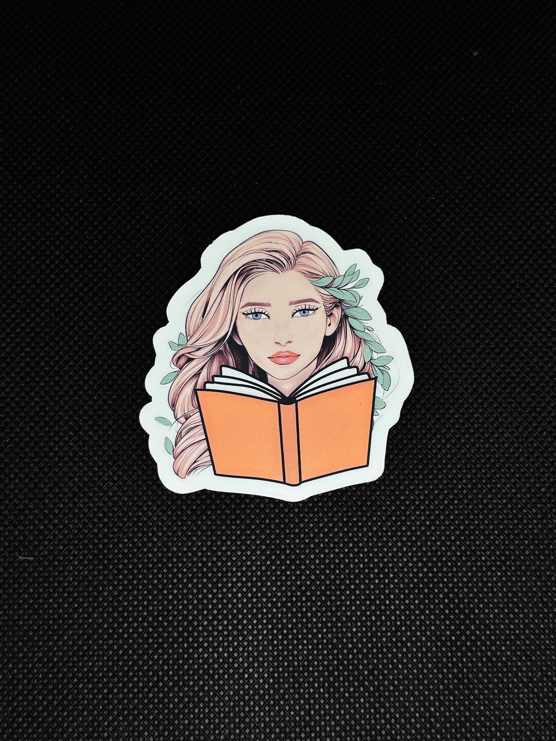 Girl Reading Sticker - Booktok Sticker - Waterproof Sticker - Perfect ...