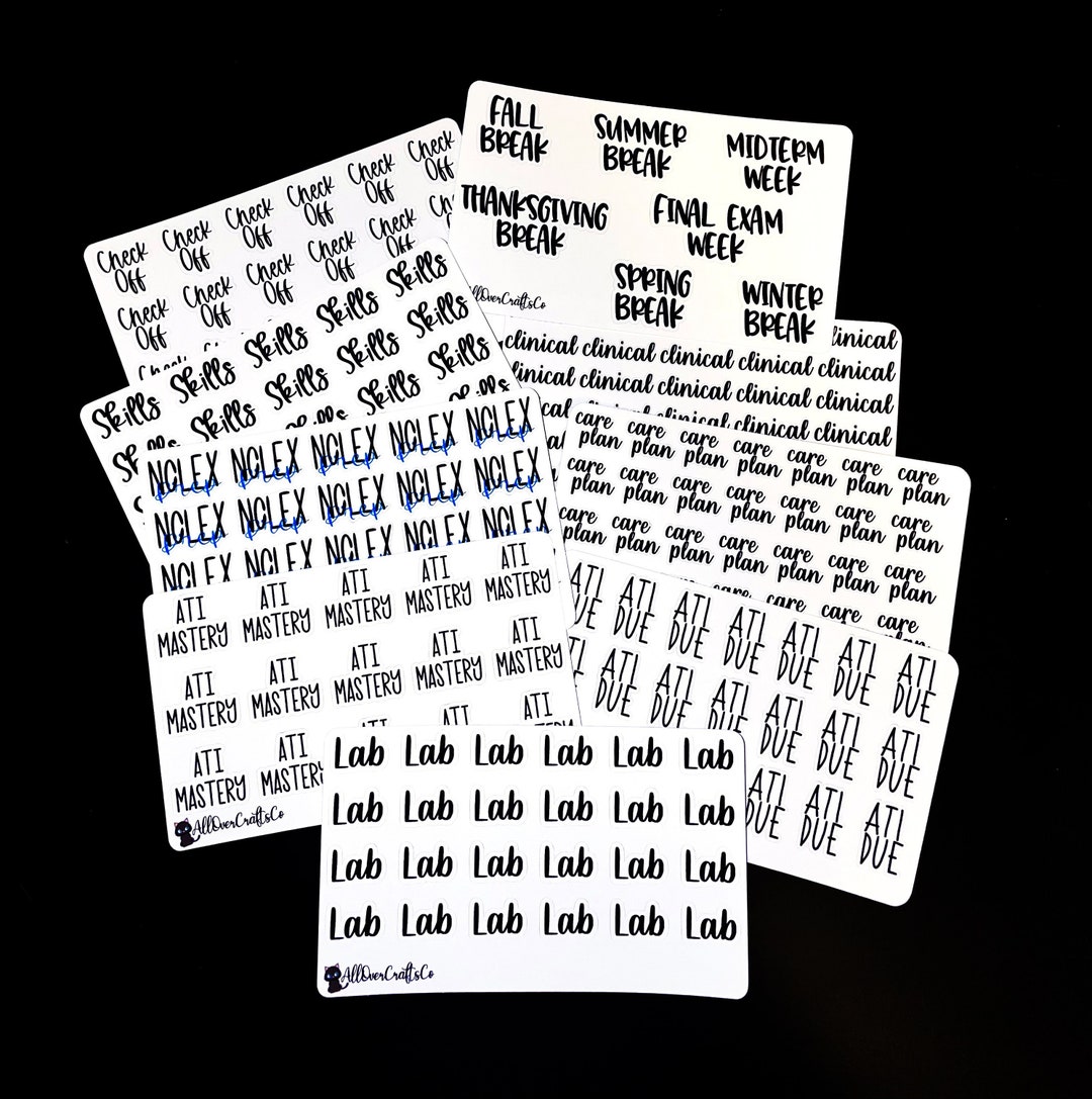 Ultimate Nursing Student Bundle - Bundle for Nursing Students - Planner ...