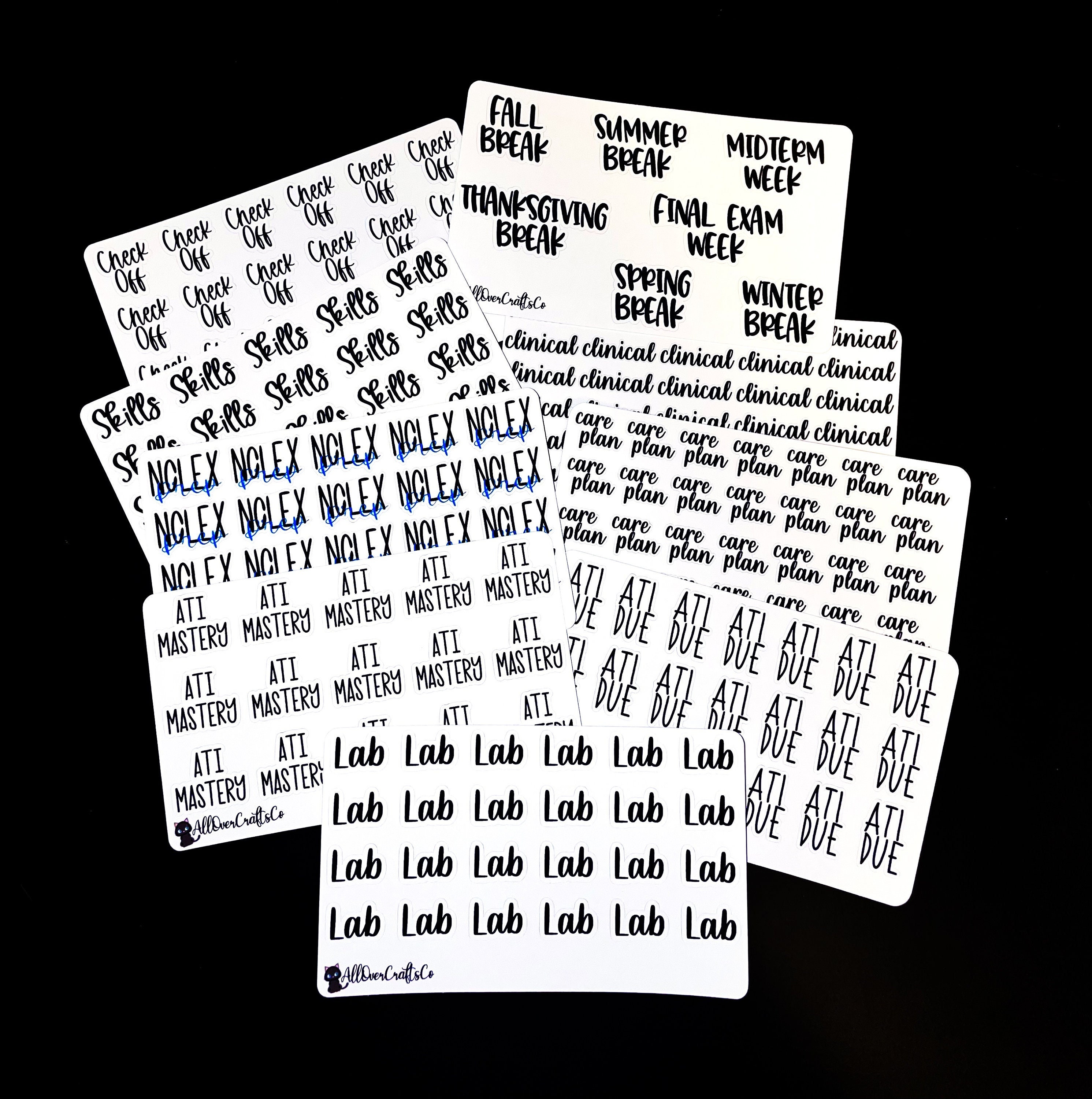 Ultimate Nursing Student Bundle - Bundle for Nursing Students - Planner ...