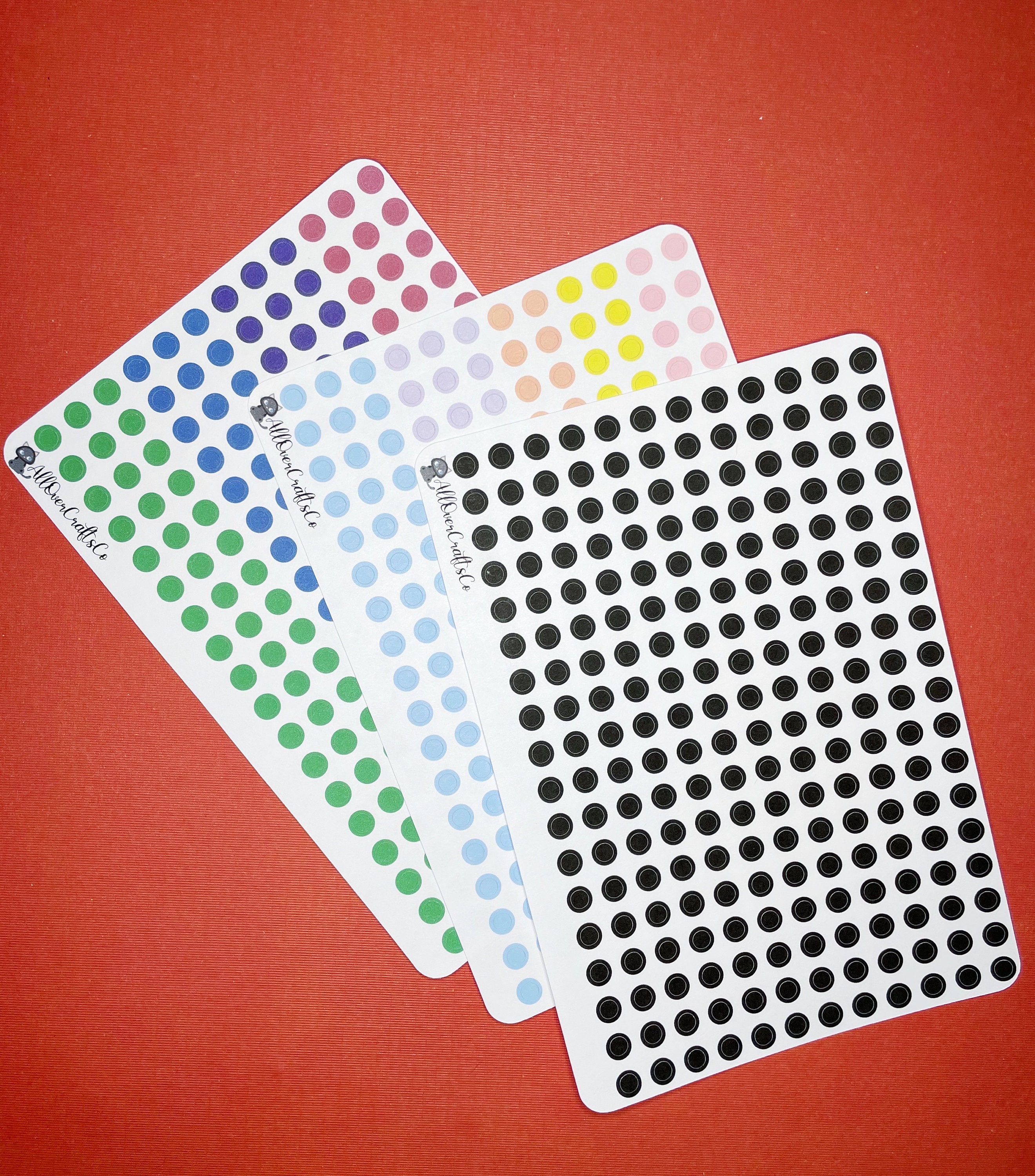 4 Mm Planning Dots - Dots for Planning and Lists - Very Tiny Colored ...