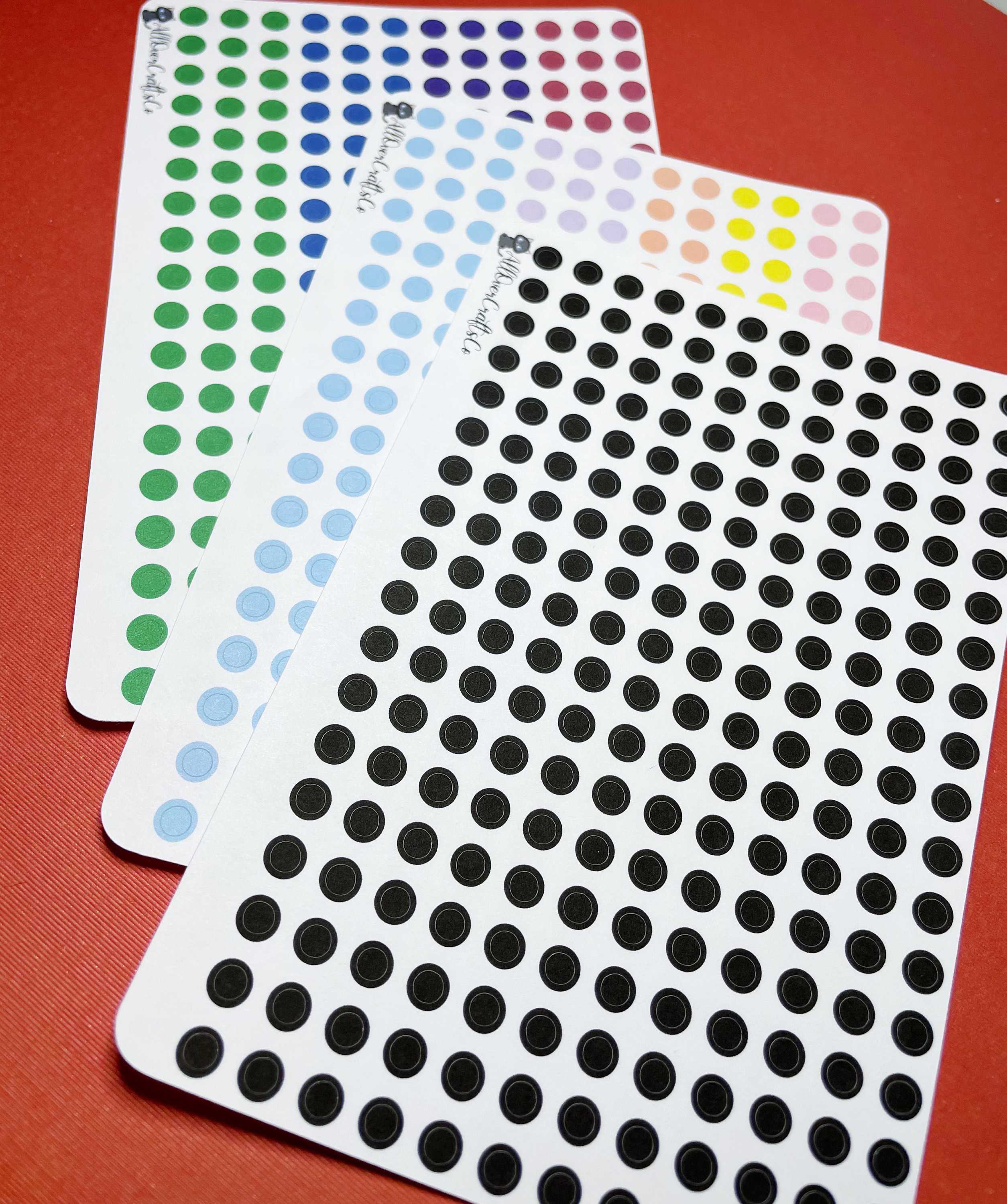 4 Mm Planning Dots - Dots for Planning and Lists - Very Tiny Colored ...
