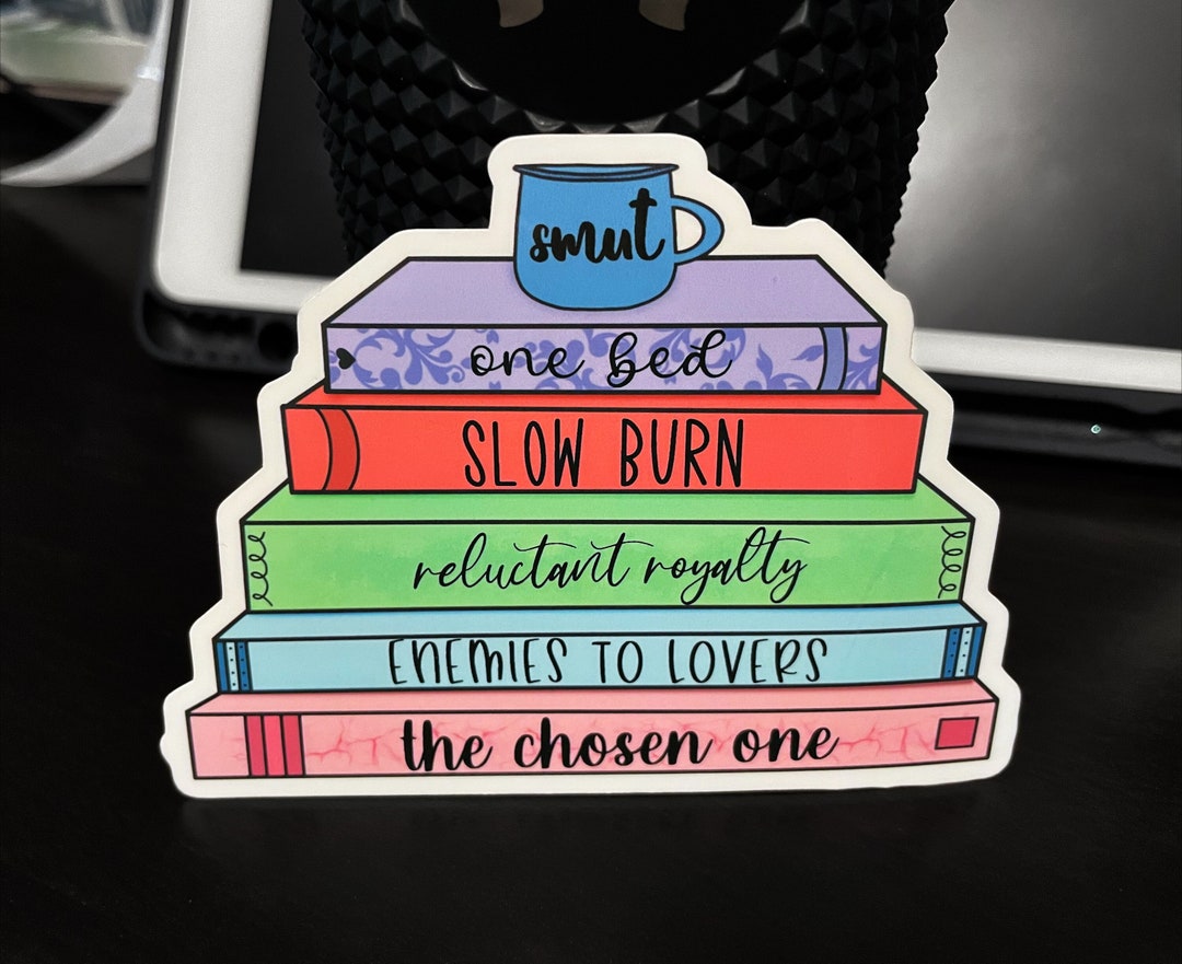 Book Tropes Waterproof Sticker - Fantasy Tropes - Romance Tropes - Smut ...