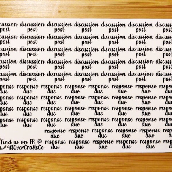 Student Planner Stickers - Etsy