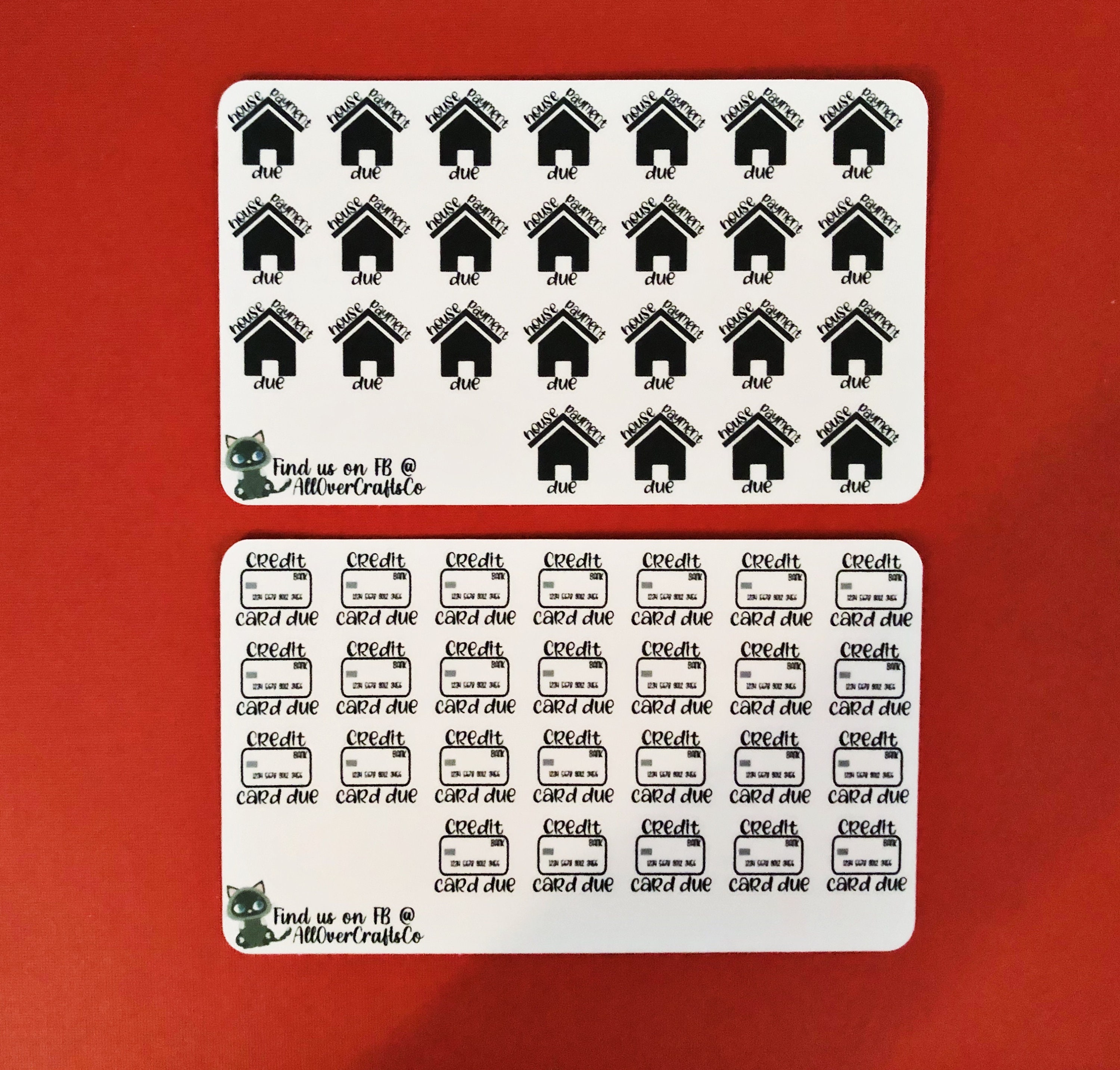 Budget Set Planner Stickers Budgeting Planning Stickers - Etsy