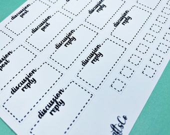 Discussion Stickers - Etsy