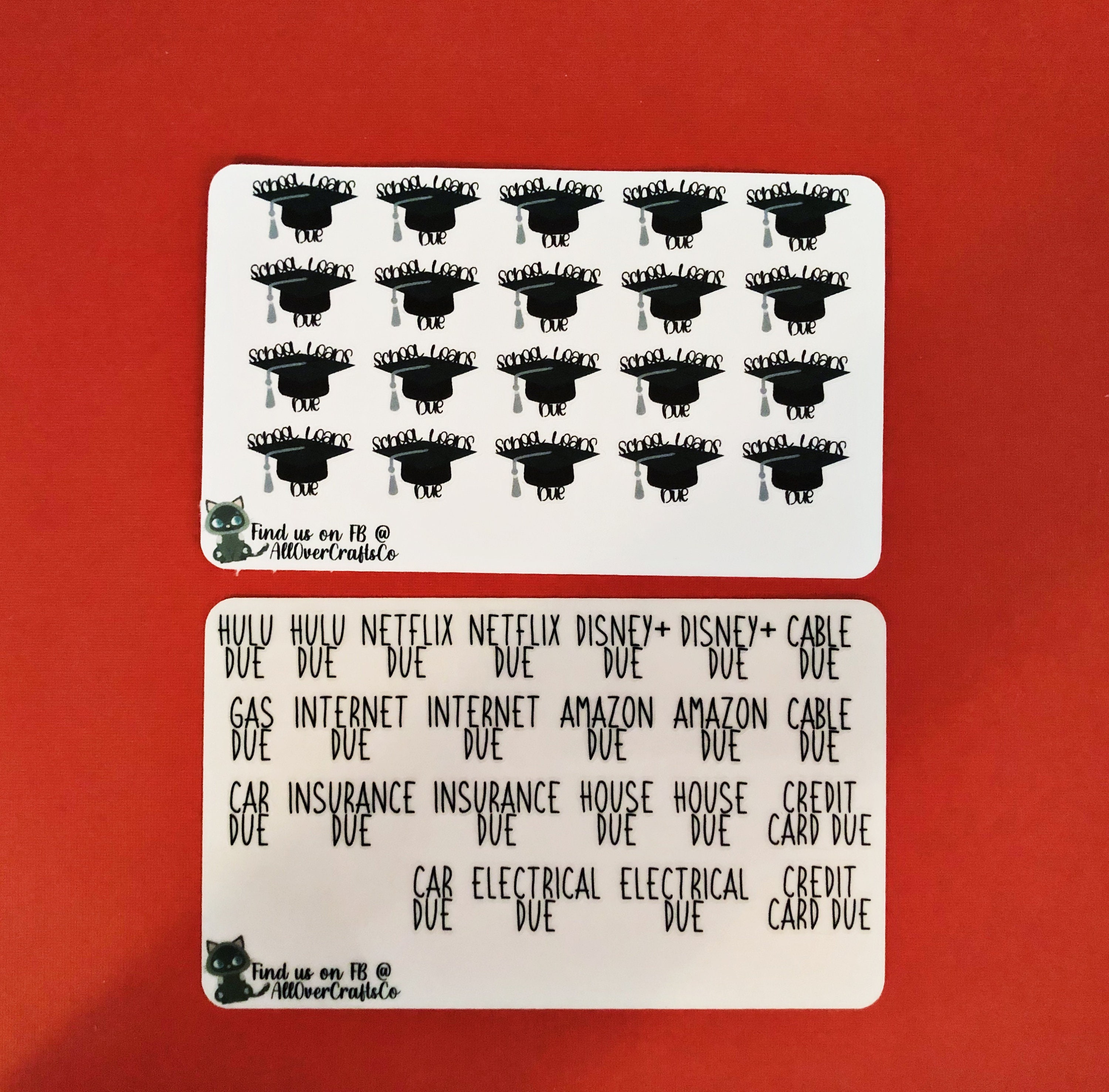 Budget Set Planner Stickers Budgeting Planning Stickers - Etsy