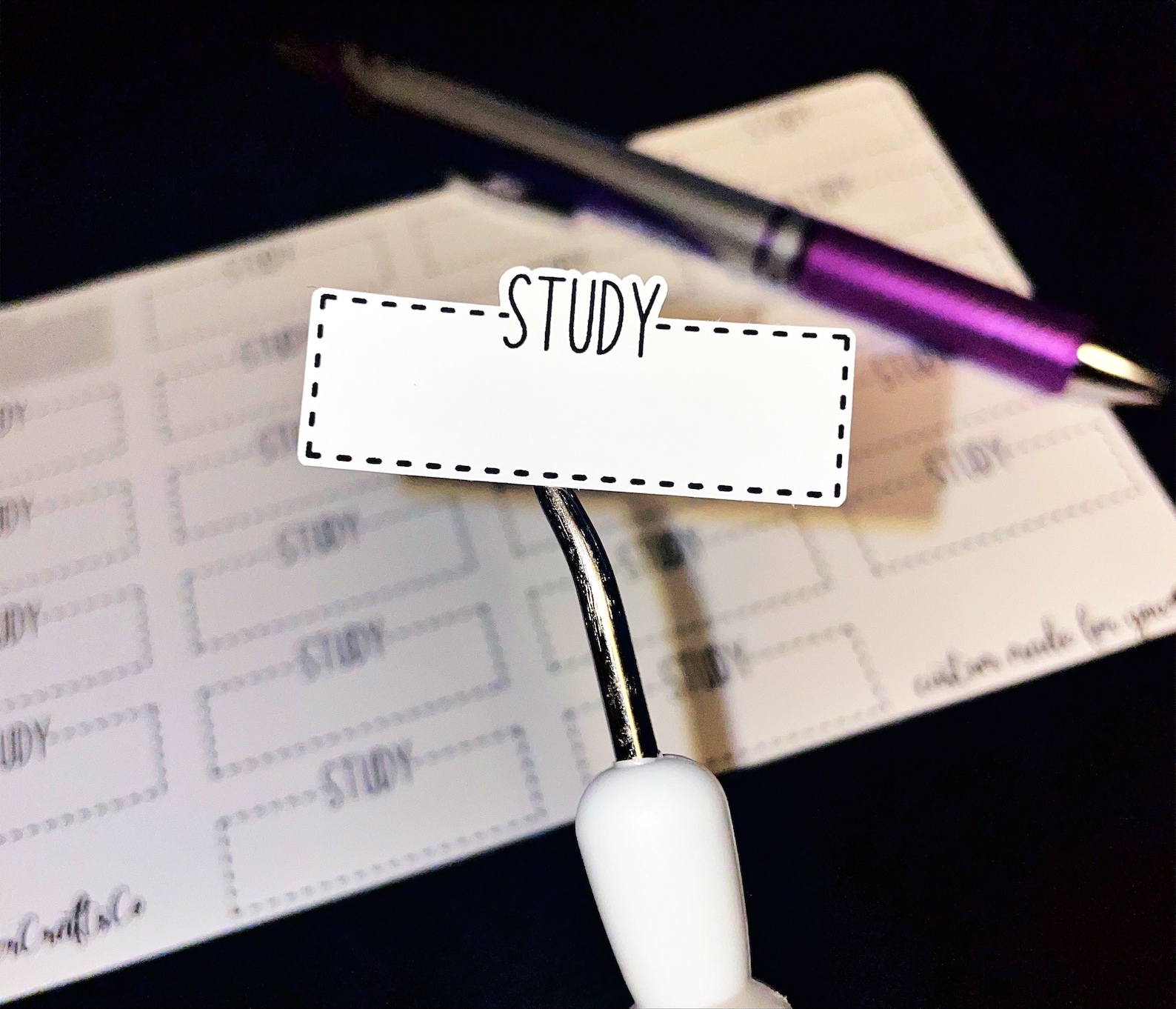 Study Planner Boxes Academic Boxes for Studying Fill in - Etsy