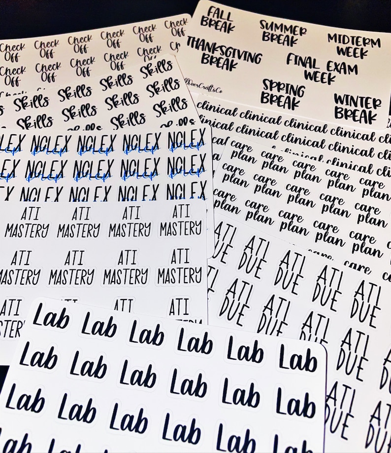 Ultimate Nursing Student Bundle - Bundle for Nursing Students - Planner ...