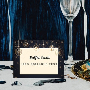 Buffet Food Signs Buffet Sign Editable Food Cards Editable | Etsy