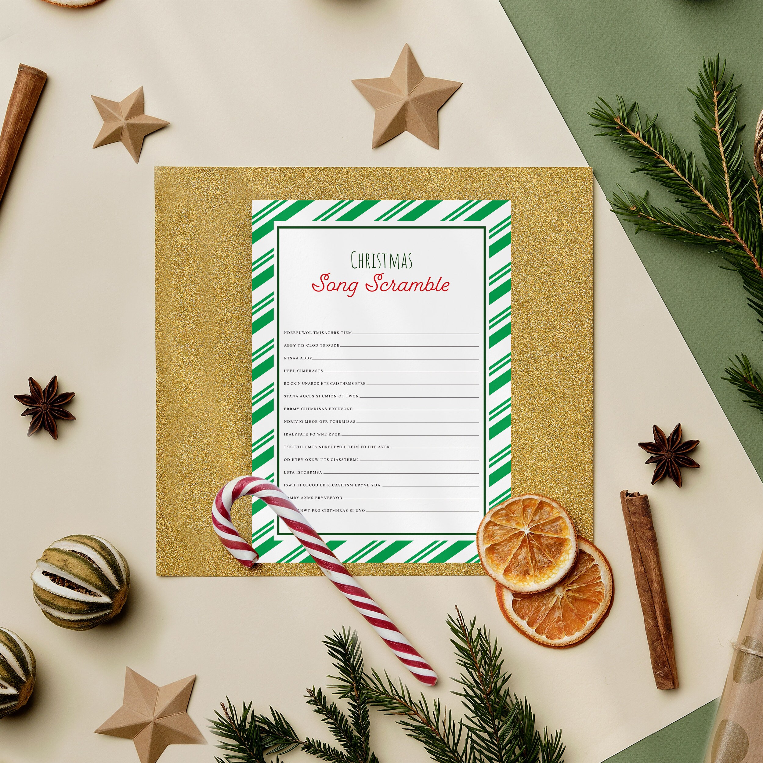 Song Scramble Christmas Song Scramble Game Christmas Games - Etsy