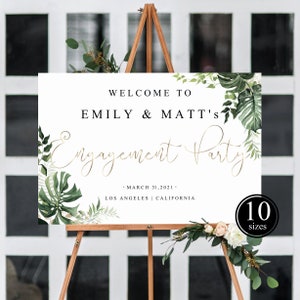 Engagement Party Sign Personalised Engagement Party Sign - Etsy