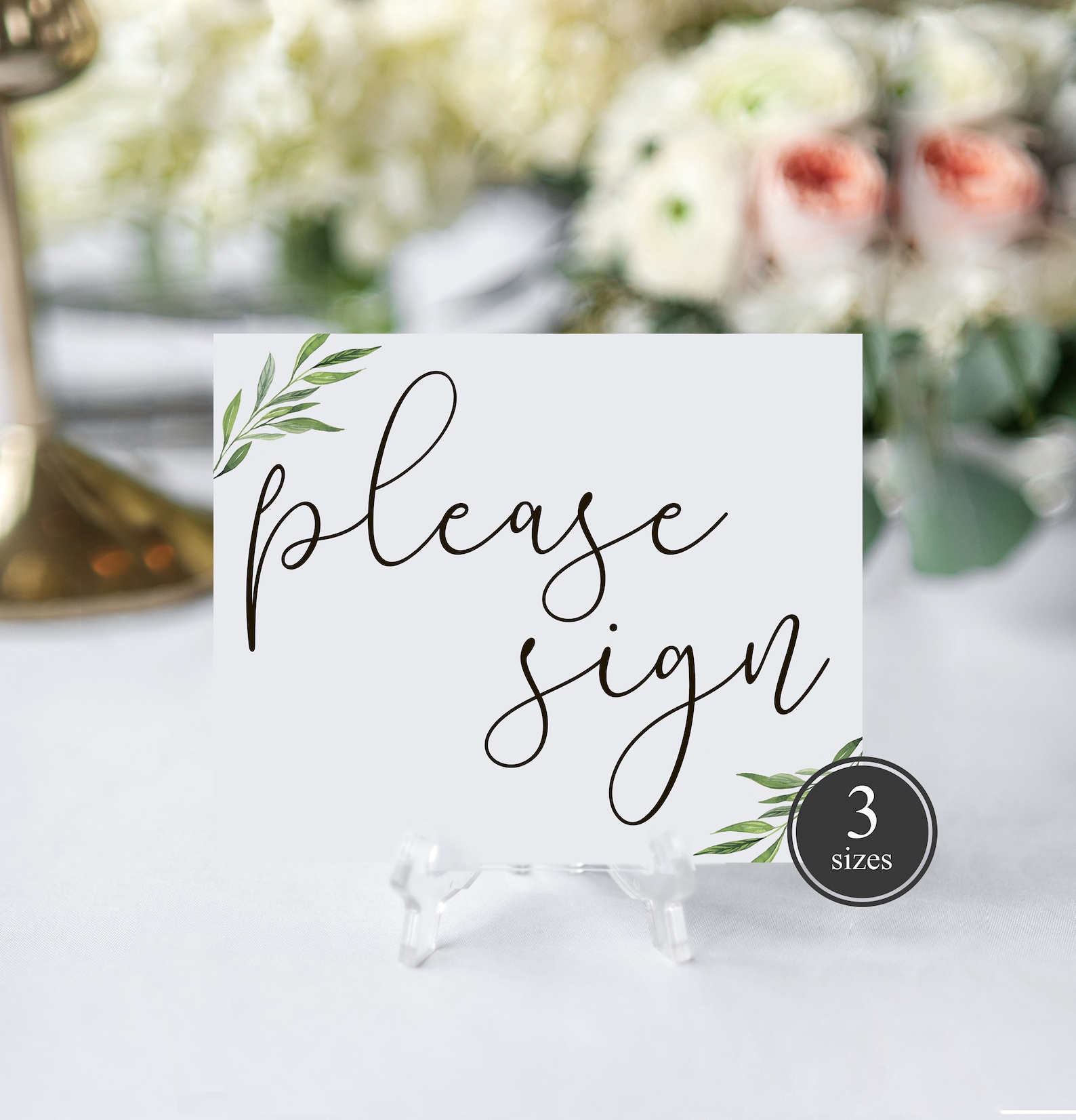 Please Sign Printable Custom Sign Please Sign Our Guestbook - Etsy