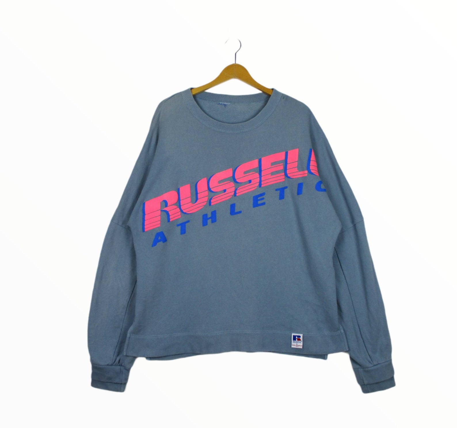 Vintage Russell Athletic Big Logo Sweatshirt | Etsy