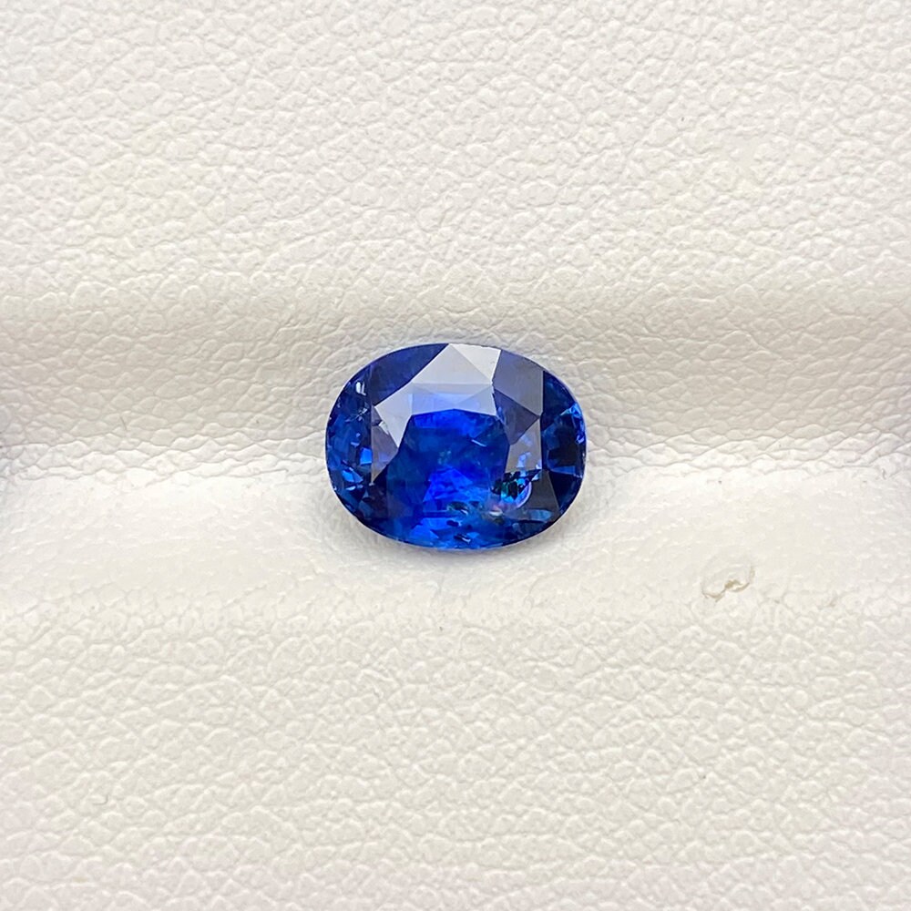 Zafiro Azul Real Natural 2.20 Oval Cut Sri Lanka Piedra - Etsy España