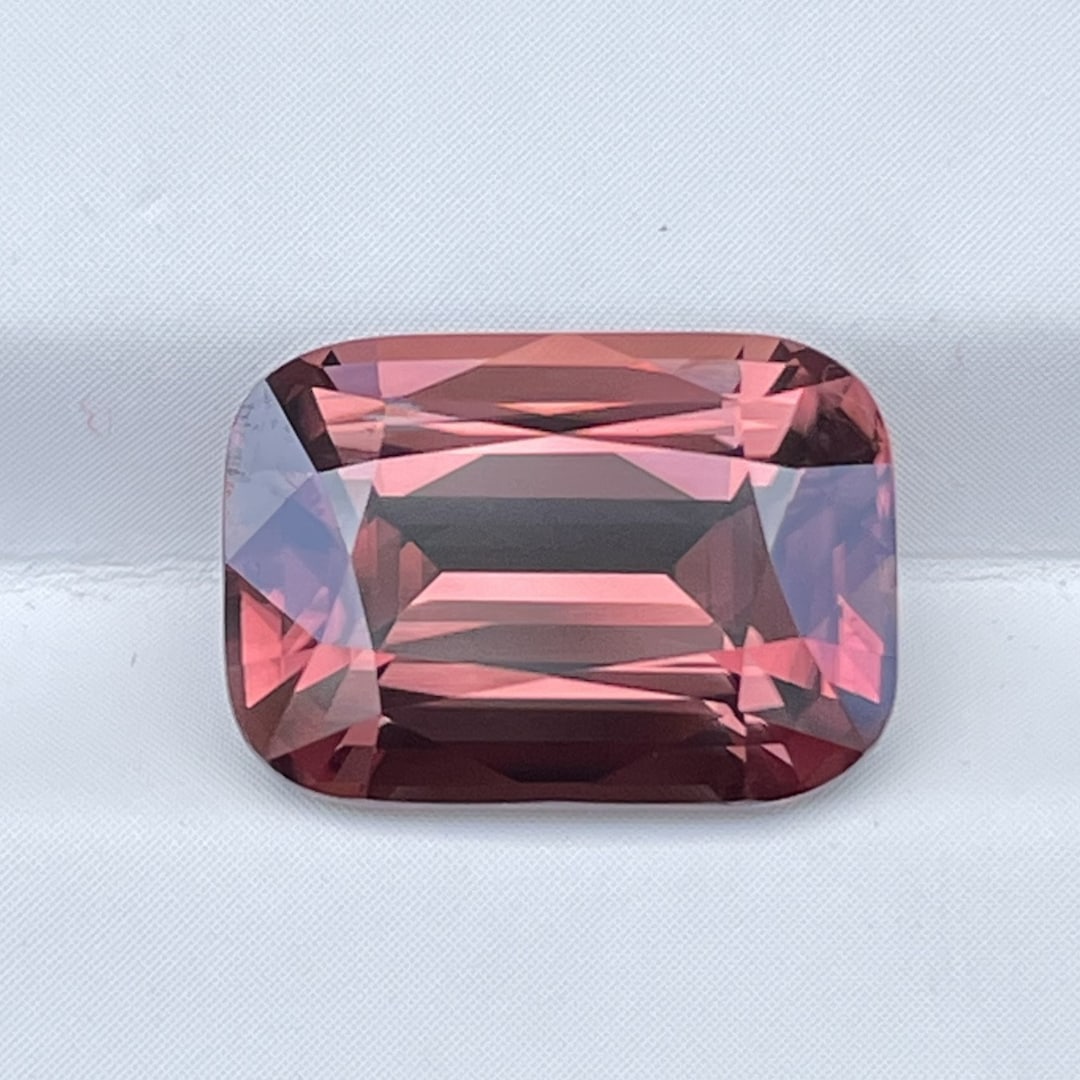 Natural Peachish Pink Zircon 9.40 Cts Cushion Cut Loose Gemstone - Etsy