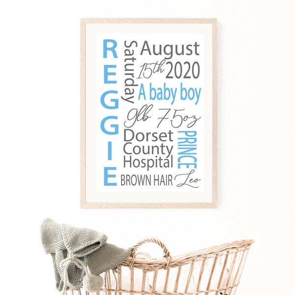 Baby Word Art - Etsy UK