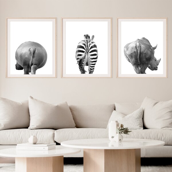 Animal Butt Prints - Etsy